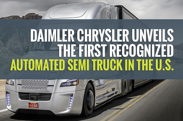 Daimler Chrysler Unveils the First Recognized Automated Semi Truck in ...